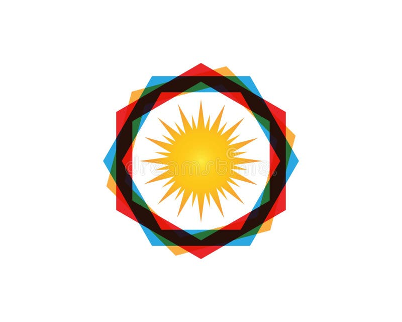 Vector - Sun Burst Star Icon Stock Vector - Illustration of logo ...