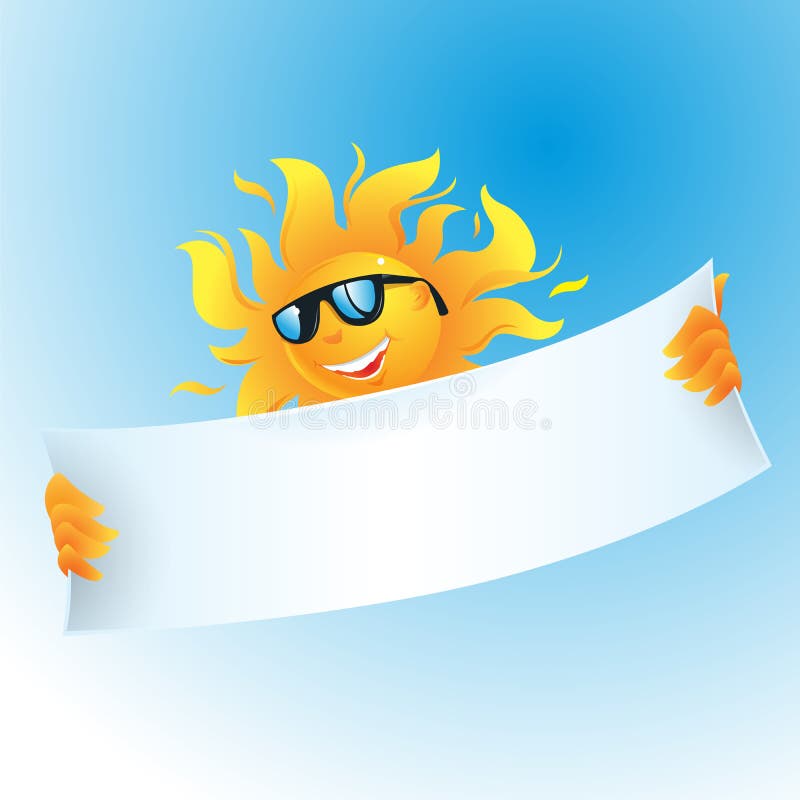 Vector sun stock vector. Illustration of happiness, sunlight - 32384765