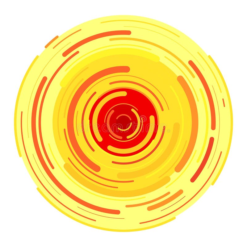 Vector Sun Ray, Abstract Radial Background of Concentric Ripple Circles ... Vector Sun Ray, Abstract Radial Background of Concentric Ripple Circles ...