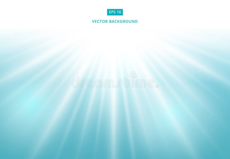 Vector Sunlight Effect on Blue Background Stock Vector - Illustration ...