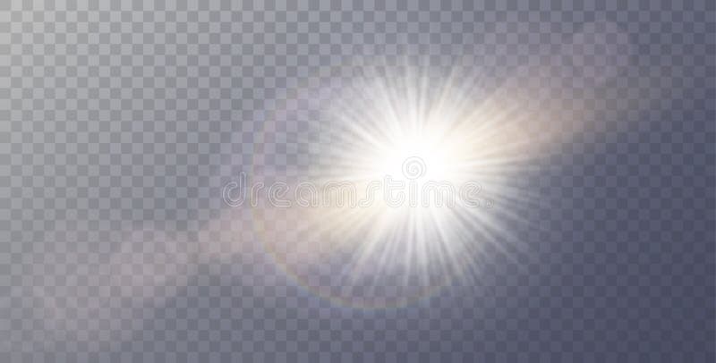 Vector Sunlight Special Lens Flare Light Effect. Sun Flash Shining with ...