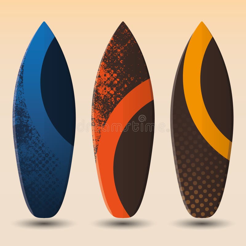Surfboard designs stock vector. Illustration of abstract - 14442731