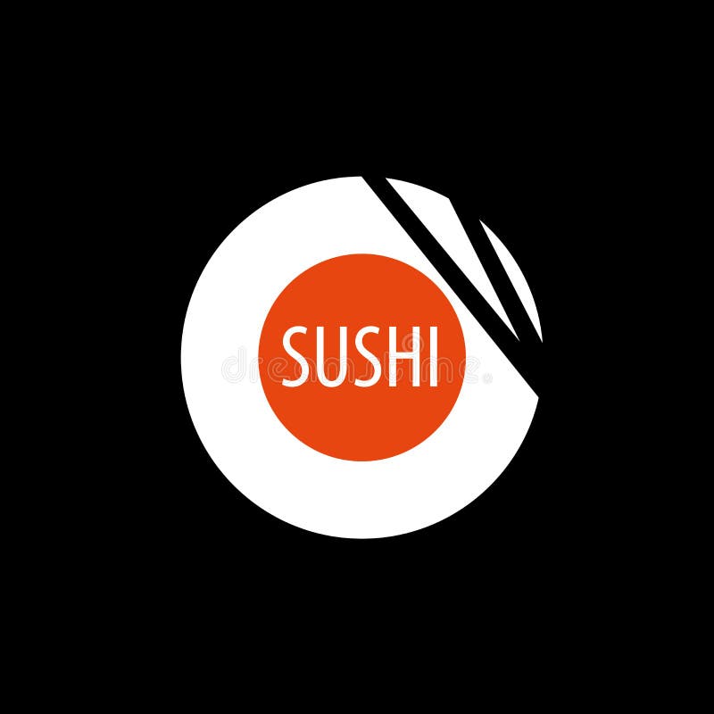 Vector sushi logo stock vector. Illustration of fresh - 126437644