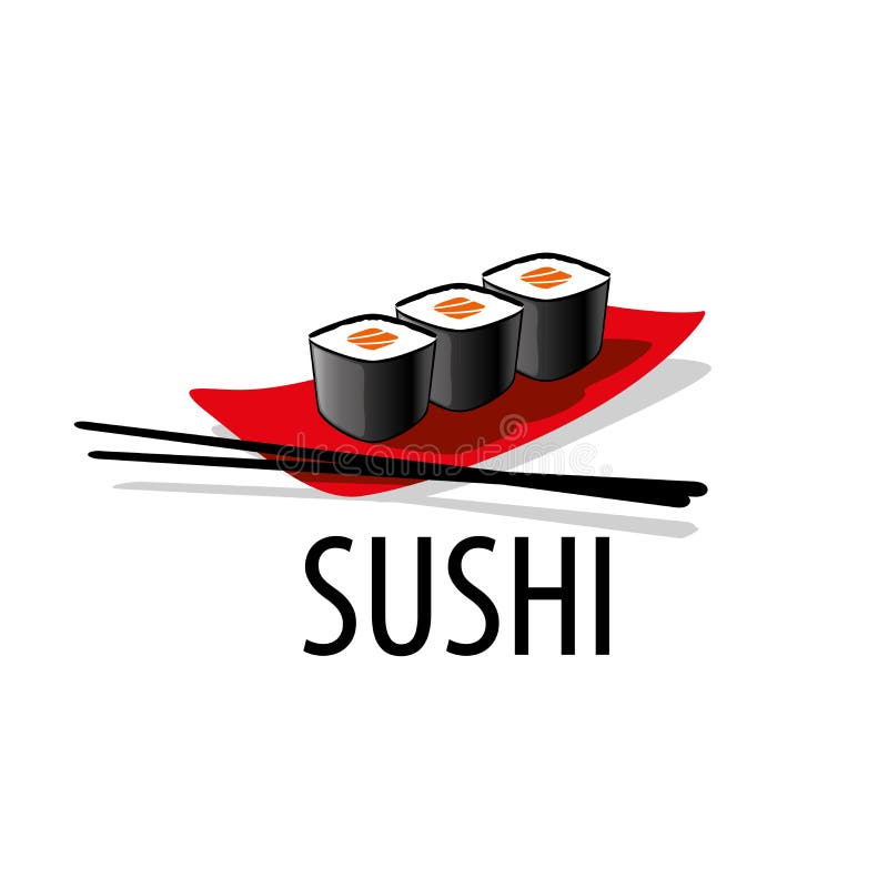 Vector sushi logo stock vector. Illustration of restaurant - 126438362