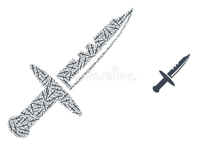 Sword Recursion Mosaic of Self Items Stock Vector - Illustration of ... Sword Recursion Mosaic of Self Items Stock Vector - Illustration of ...