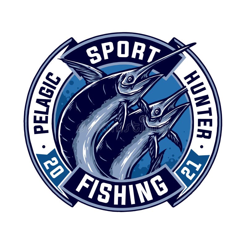 Vector of Sword Fish Vintage Badge Design Stock Vector - Illustration ...