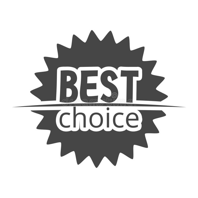 Vector symbol best choice stock vector. Illustration of choice - 127206338