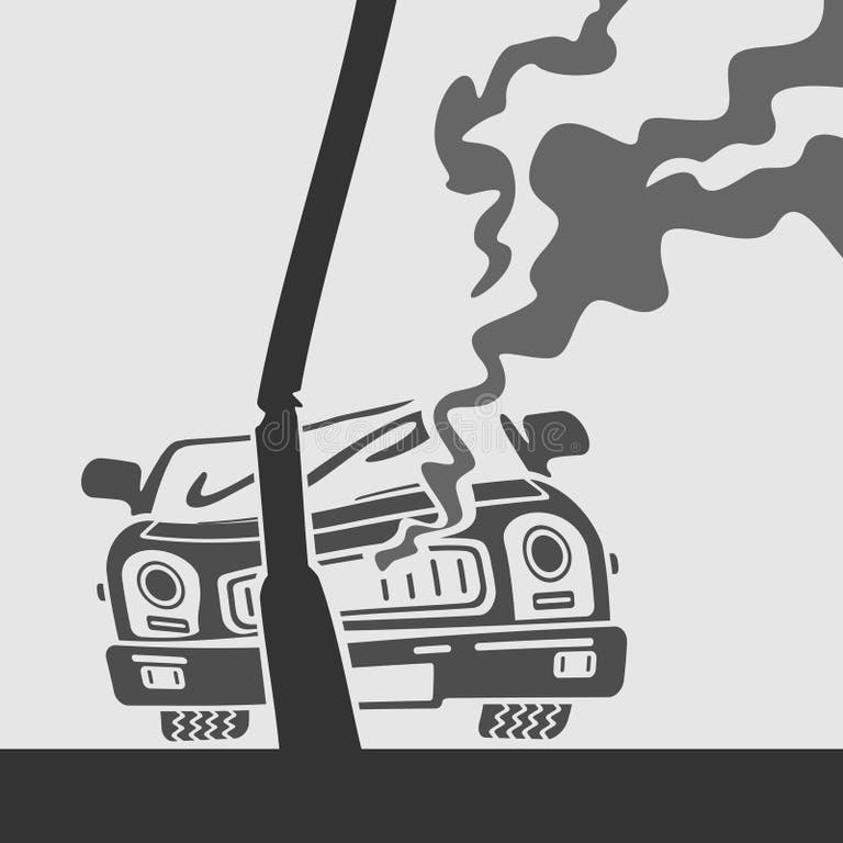 Car Crash Silhouette Stock Illustrations – 2,331 Car Crash Silhouette ...