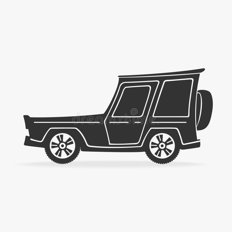 Vector Symbol Cross Car stock vector. Illustration of transport - 77777903