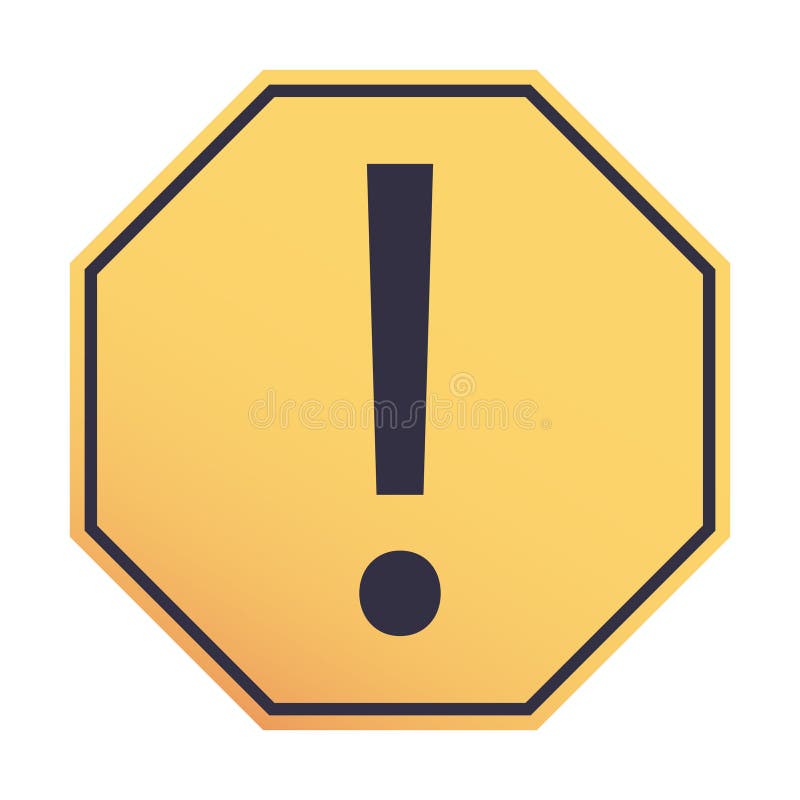Vector Symbol Icon of Attention, Important and Warning. an Exclamation ...