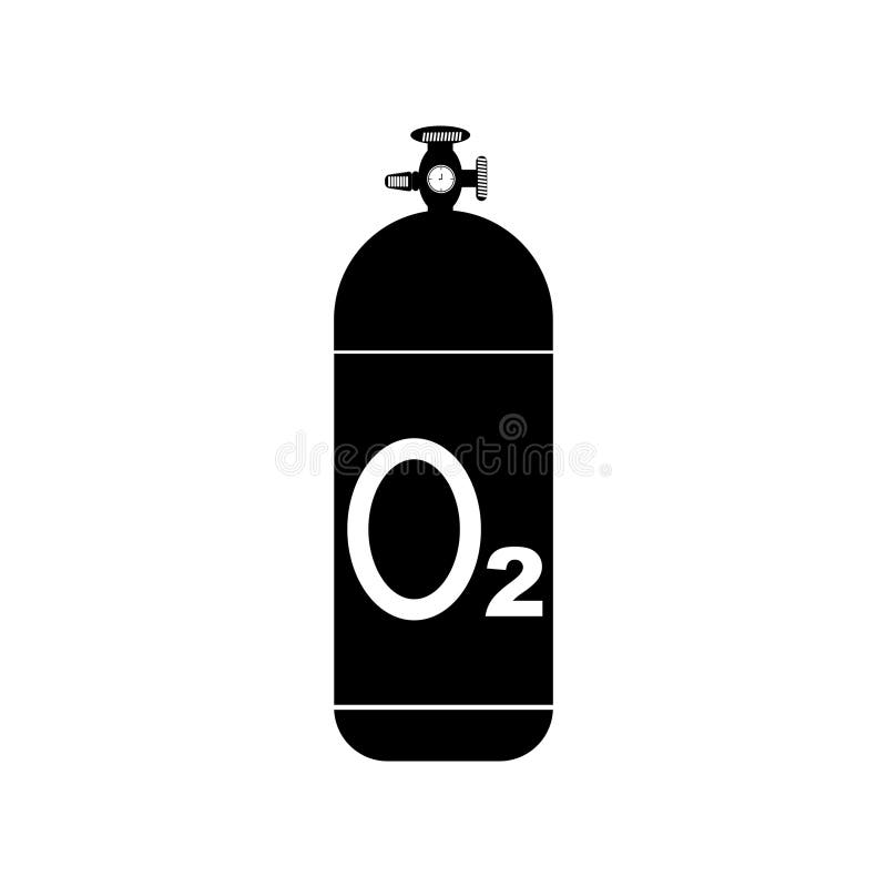 Vector Symbol Illustration, Oxygen Cylinder Icon Stock Vector ...