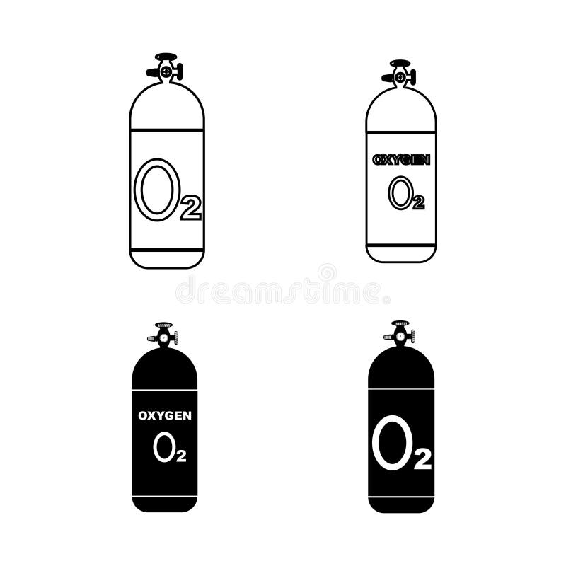 Illustration of Oxygen Chalcogen Chemical Element Emblem Stock Photo ...