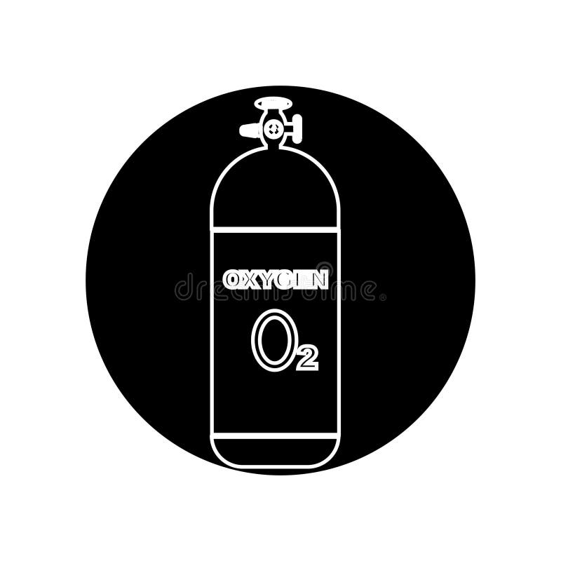 Illustration of Oxygen Chalcogen Chemical Element Emblem Stock Photo ...