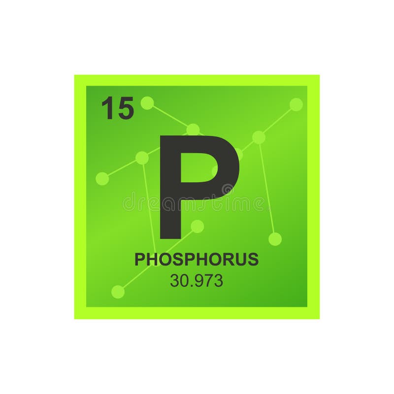 Vector Symbol of Phosphorus on the Background from Connected Molecules ...
