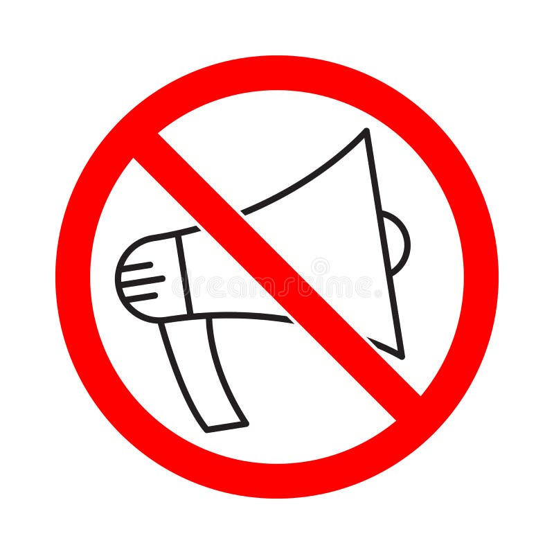 No Megaphone Stock Illustrations 1 923 No Megaphone Stock