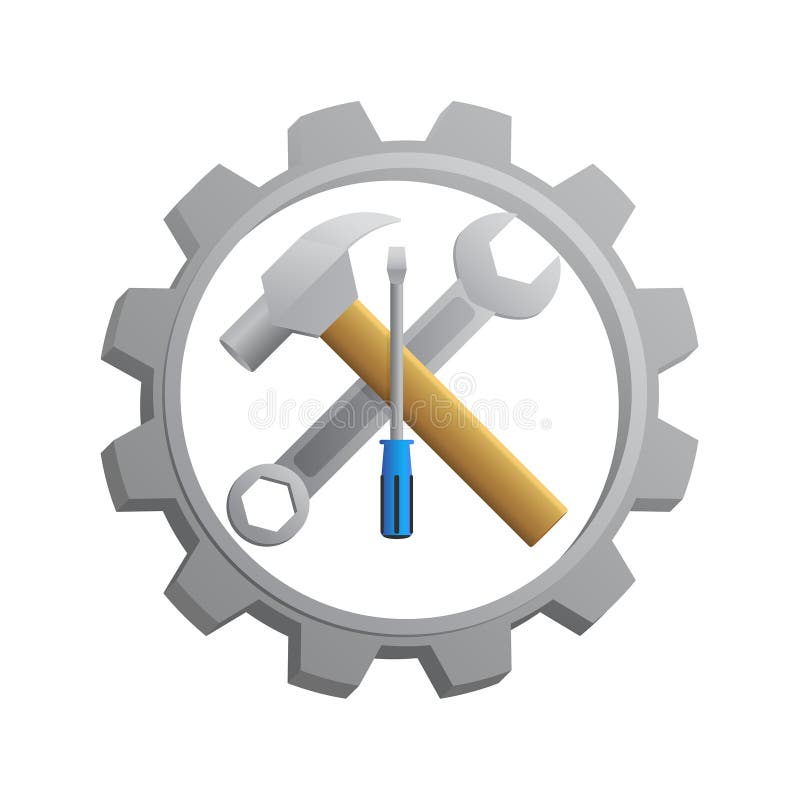 Vector Symbol Service and Repair - Illustration Stock Vector ...