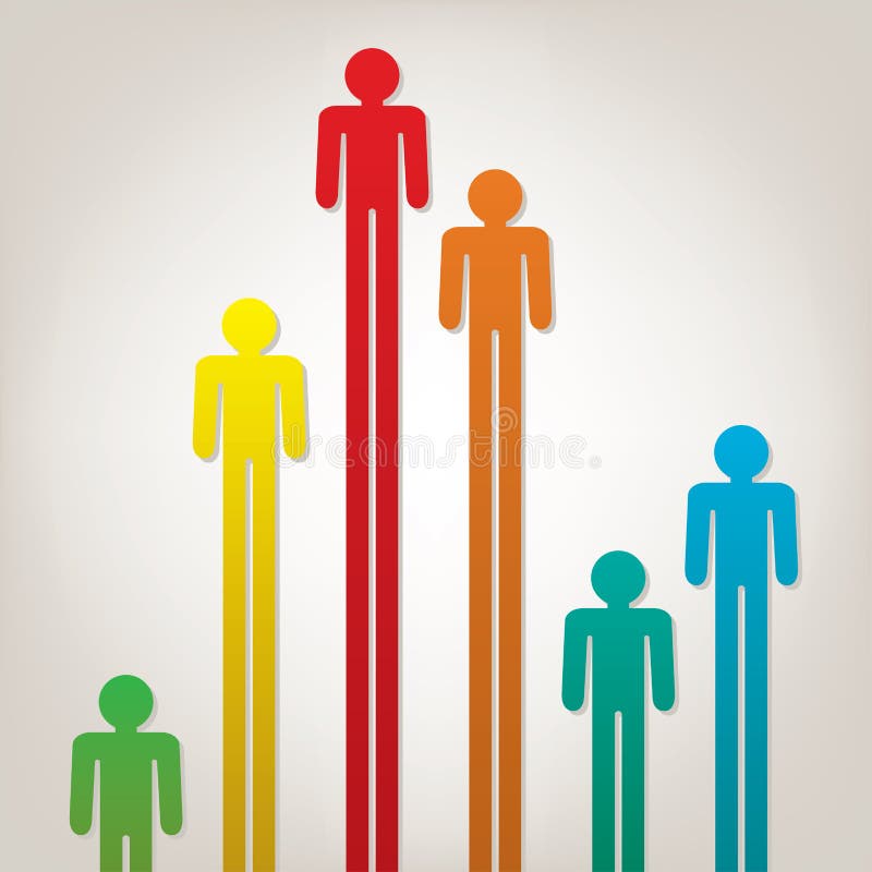 Vectorsymbolen van mensen vector illustratie. Illustration of mens ...