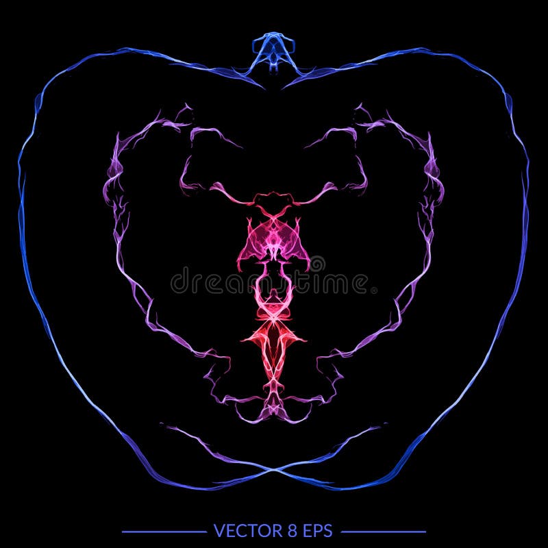 Vector symmetry figure stock illustration. Illustration of colorful ...