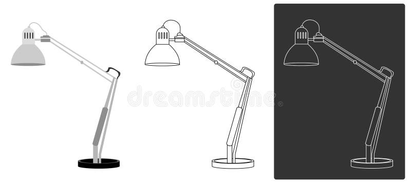 Vector - Table Light stock illustration. Illustration of lobby - 438480