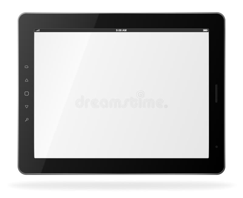 Vector Tablet computer stock vector. Illustration of ipadely - 23076244