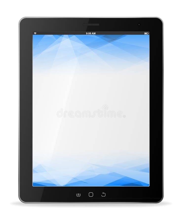 Tablet Computer and Mobile Phone Stock Vector - Illustration of ...