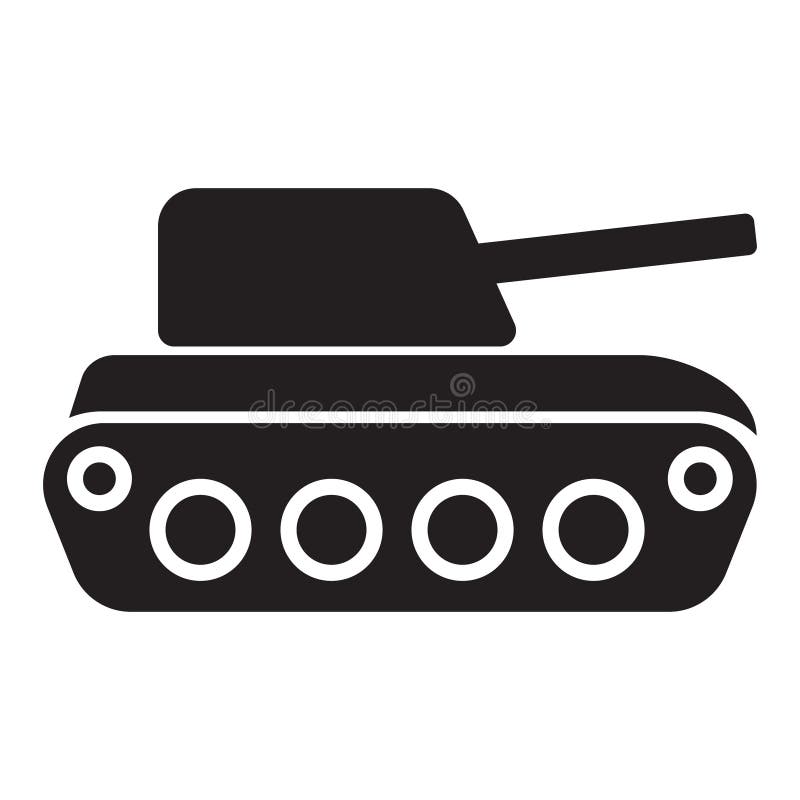 Vector Tank Icon. Army Vector Image. Can Also Be Used for Military ...