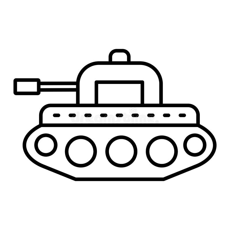 Vector Tank Outline Icon Design Stock Vector - Illustration of design ...