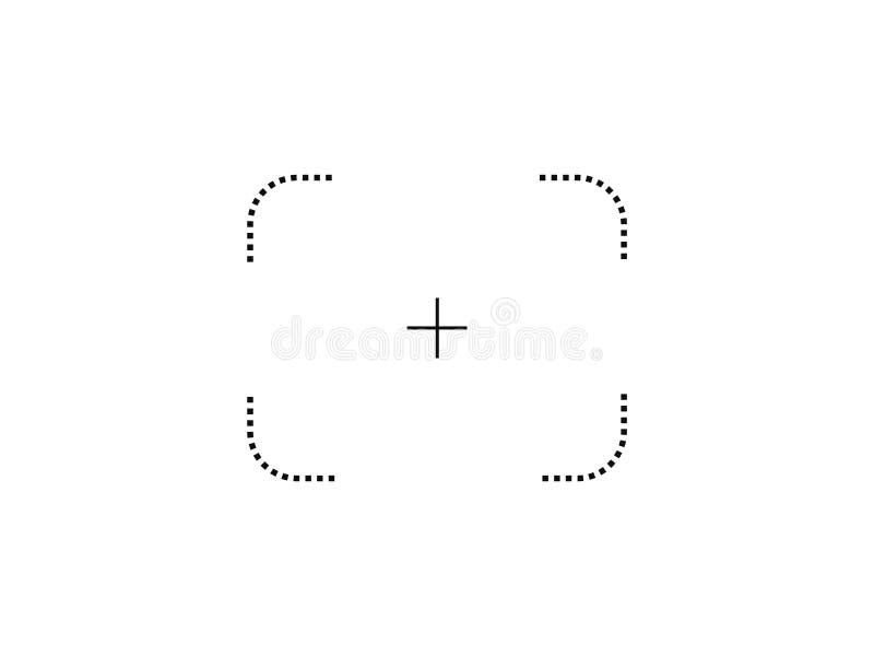 Vector Target Aim, Focusing Target Screen, Camera Frame or Photo ...