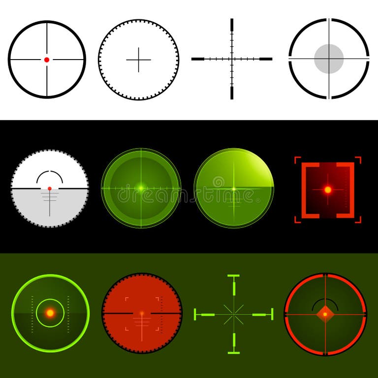 Target Cross Hairs Stock Illustrations – 246 Target Cross Hairs Stock ...