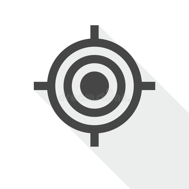 Vector target icon stock illustration. Illustration of market - 120467532