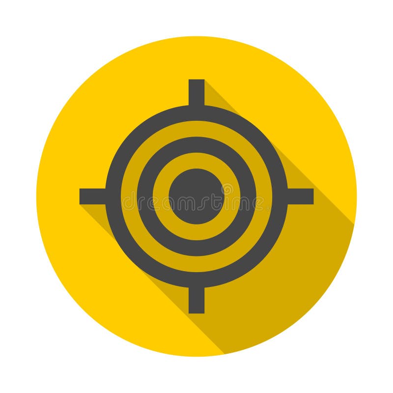 Vector target icon stock illustration. Illustration of drawing - 120467547