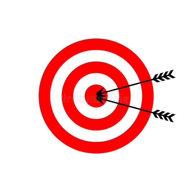 Vector target icon stock illustration. Illustration of bullseye - 79128691