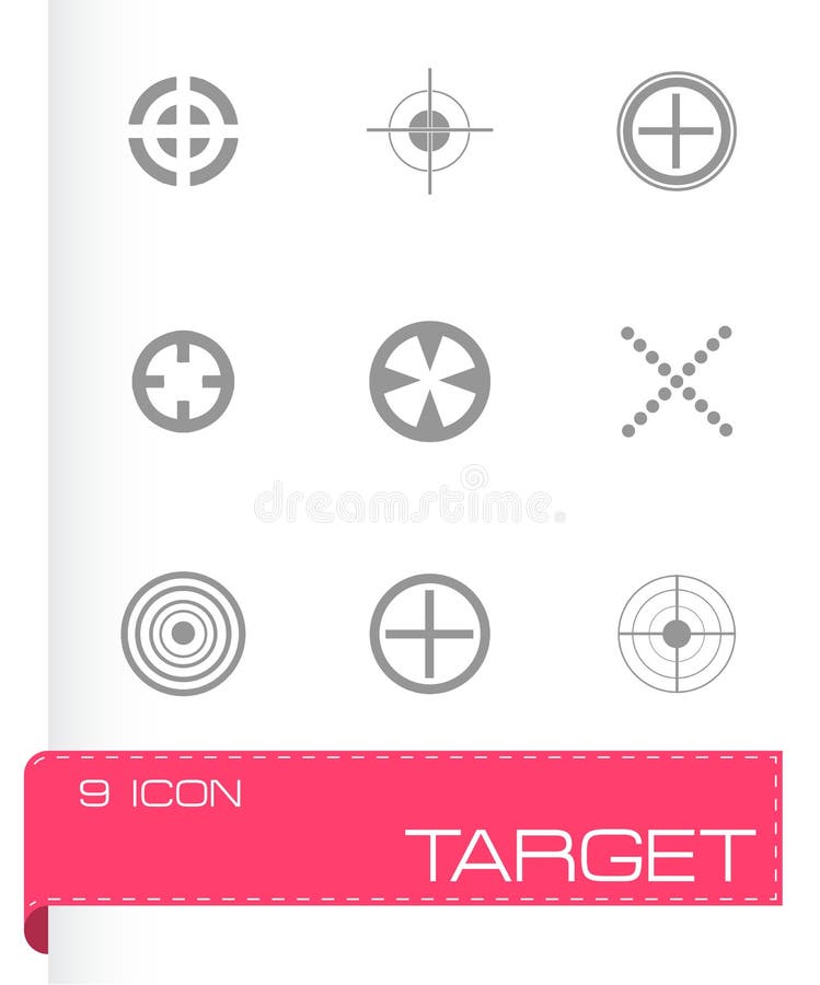 Vector target icons set stock vector. Illustration of concept - 53023883