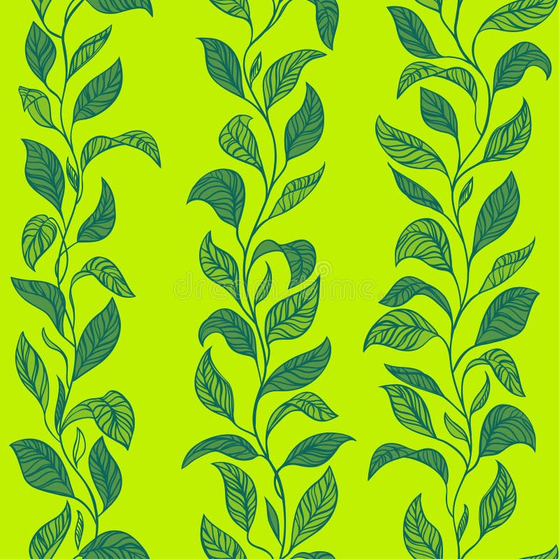 Tea leaf stock vector. Illustration of healthy, drawing - 9416101