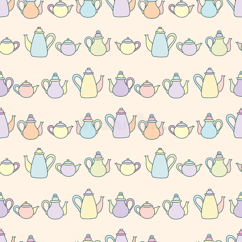 Tea Party Pattern Stock Illustrations – 5,799 Tea Party Pattern Stock ...