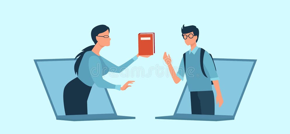 Sharing Teacher Student Stock Illustrations – 1,219 Sharing Teacher ...