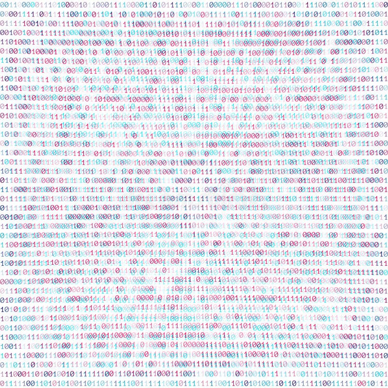 Hex Code Abstract Seamless Pattern Stock Vector - Illustration of ...