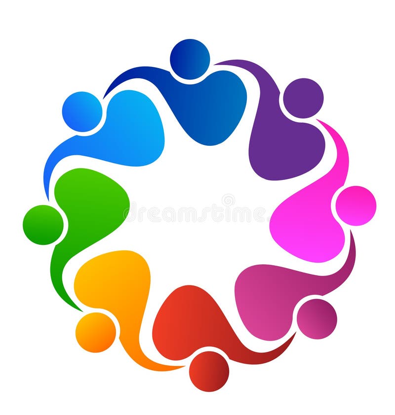 Vector of Teamwork Unity People Application Stock Vector - Illustration ...