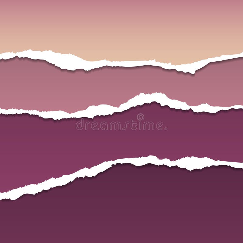 Vector tear paper stock illustration. Illustration of designer - 26403100