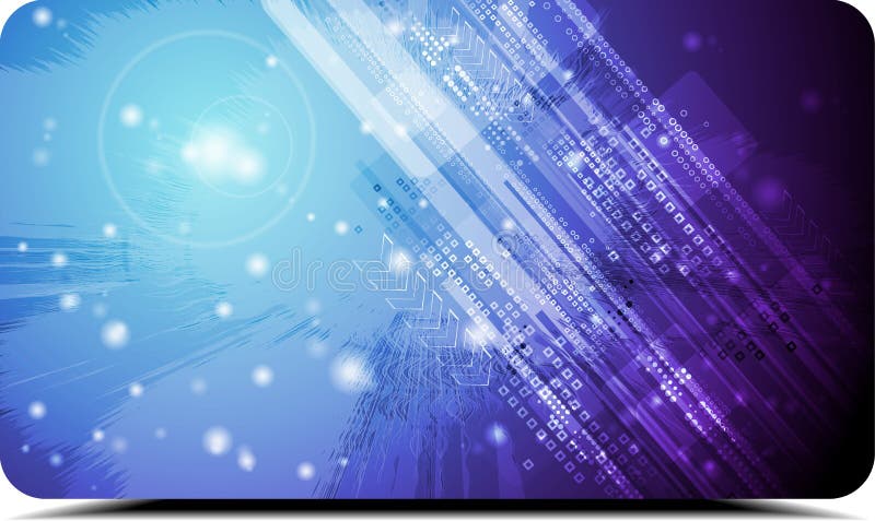 Vector tech design stock vector. Illustration of bright - 25419633