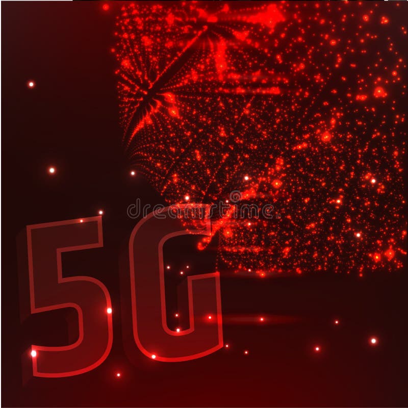 Vector Tech Icon Sign Wi Fi Internet 5G. Illustration of 5G Internet ...