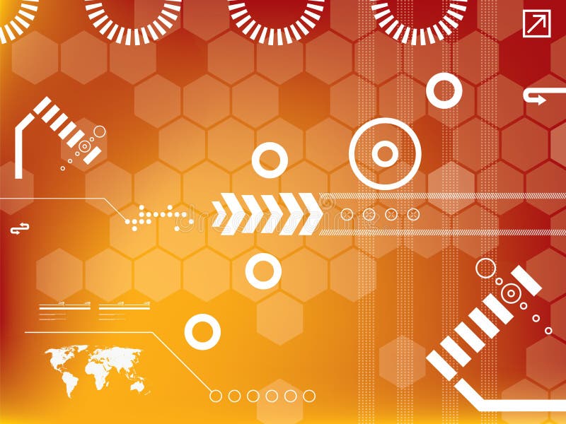 Vector technology stock vector. Illustration of motion - 15116693