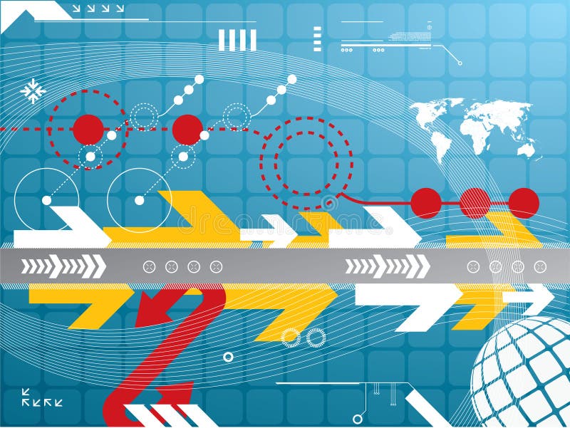 Vector technology stock vector. Illustration of creativity - 15117468