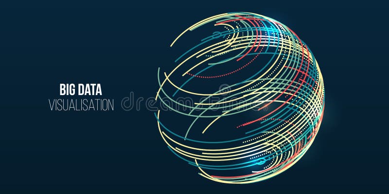 Cyber Sphere Binary Code on a Grey Background. Abstract Radial Matrix Technology Concept Stock ...