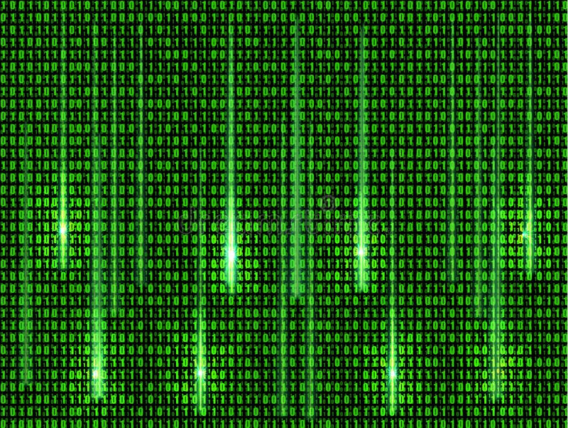 Vector Technology Background, Glowing Light Stripes, Green Matrix Data ... Vector Technology Background, Glowing Light Stripes, Green Matrix Data ...