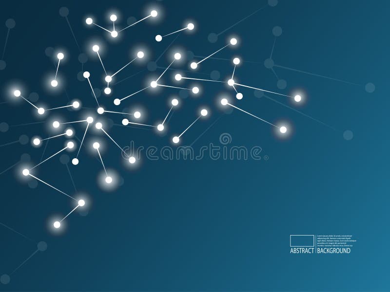 Vector Technology Conceptual Poster with Multiple Lines Isolated on ...