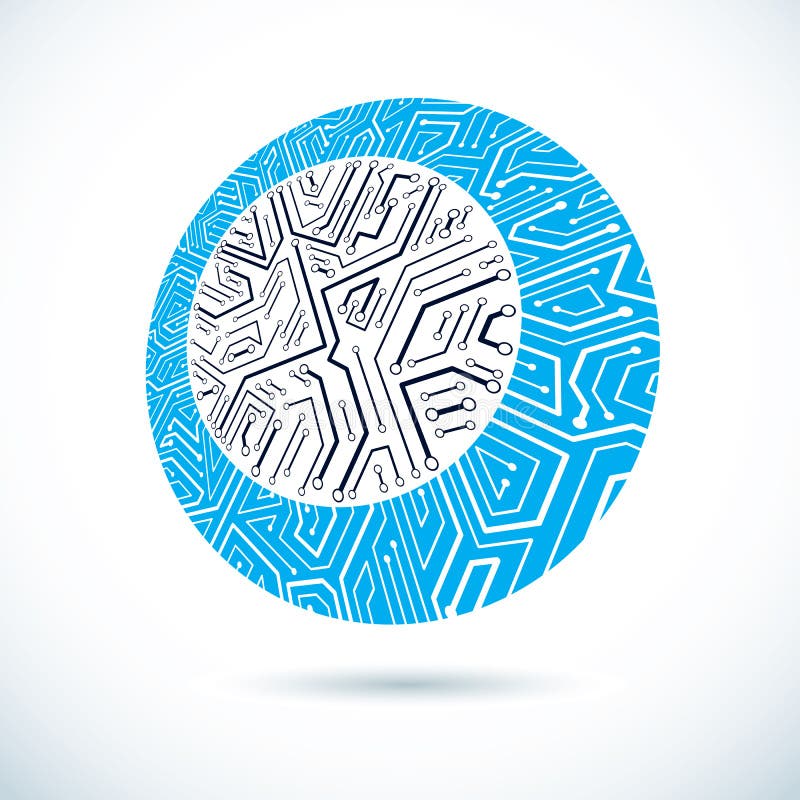 Circuitry Circular Vector Stock Illustrations – 343 Circuitry Circular ...