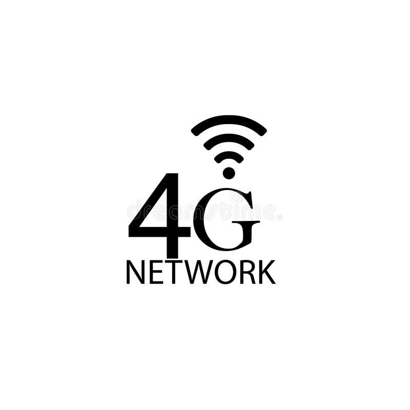 Vector Technology Icon Network Sign 4G. Illustration 4g Internet Symbol ...