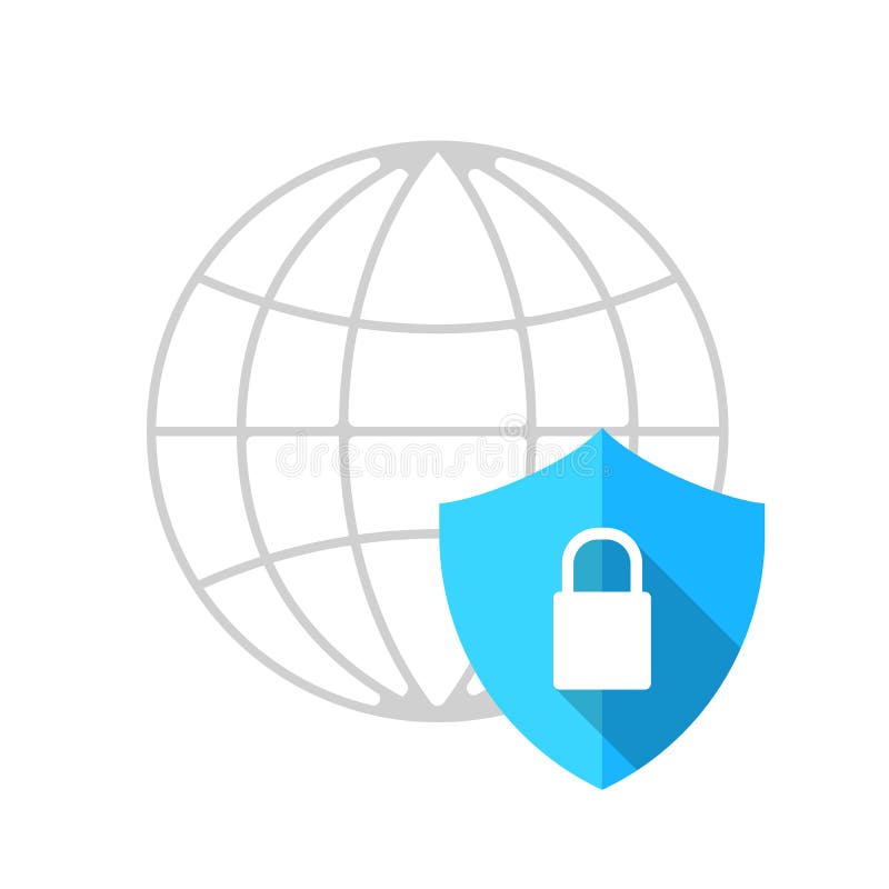 Vector Technology Illustration Communication Data Security Flat Stock ...