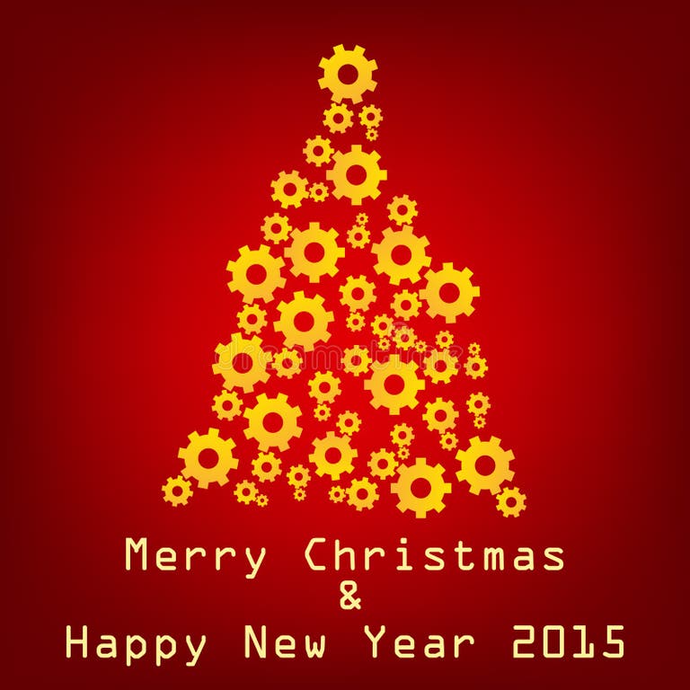 Christmas Tree Gears Stock Illustrations – 382 Christmas Tree Gears ...